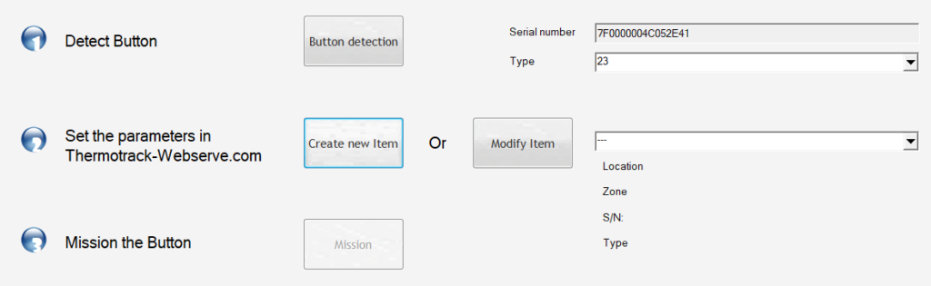 Setting up a Thermo Button for Thermotrack Webserve Support Plug and Track
